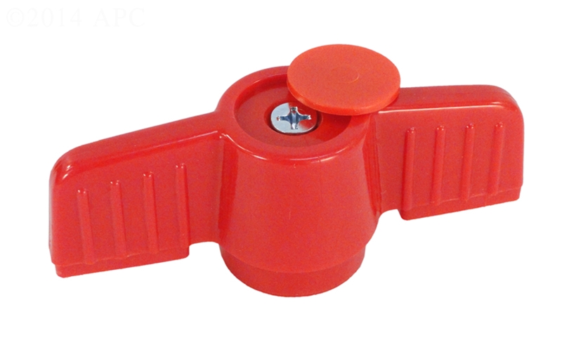 HMIP150 HANDLE | Ball Valve Handle PVC Red